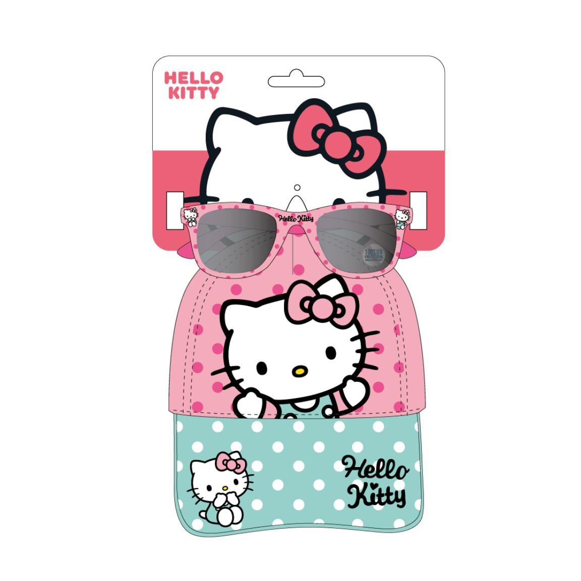 Set boné e óculos sol Hello Kitty | AzorKids