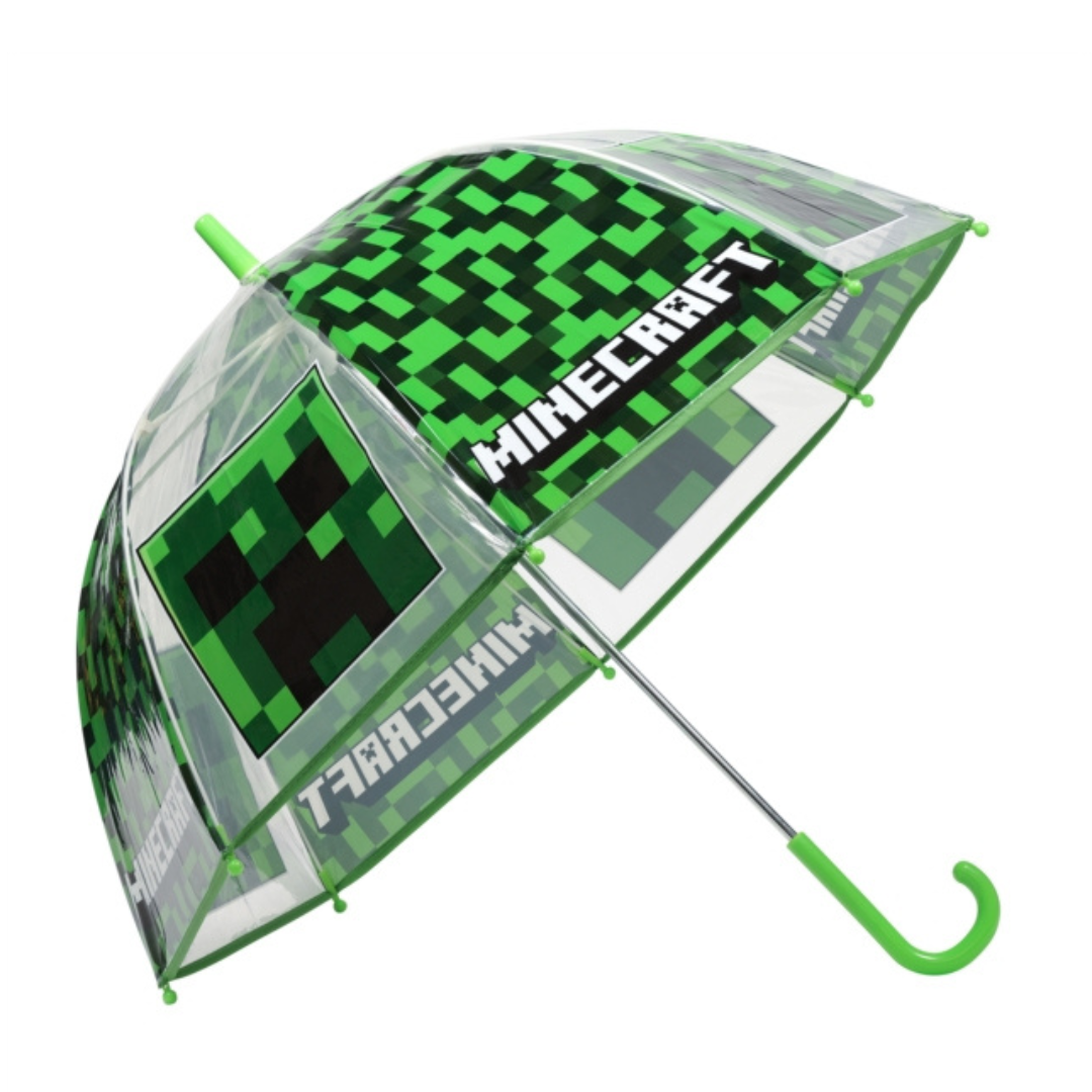 Guarda-chuva transparente Minecraft 46cm | AzorKids