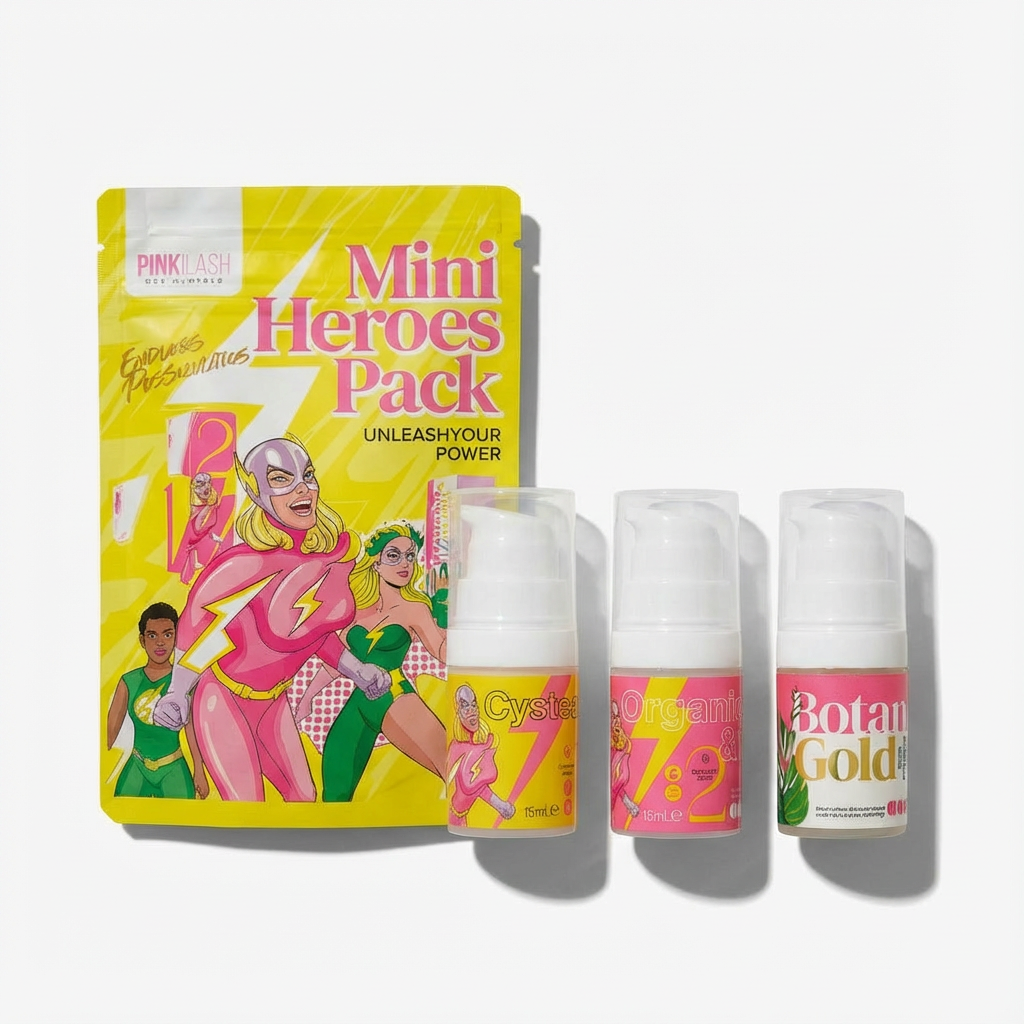 Pink Flash Kit Mini Heroes Korean Lash Lift | Cacau Chic Shop ...