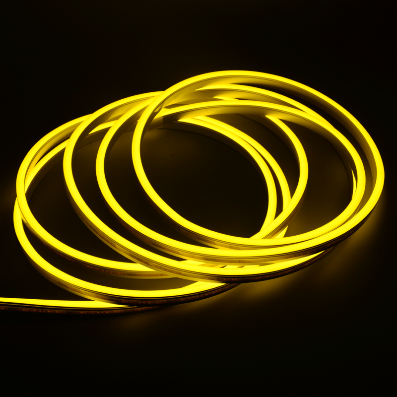 LED Néon 24VDC 120Leds Amarelo IP65 (5 metros) | CONNECTVOLT Iluminação LED