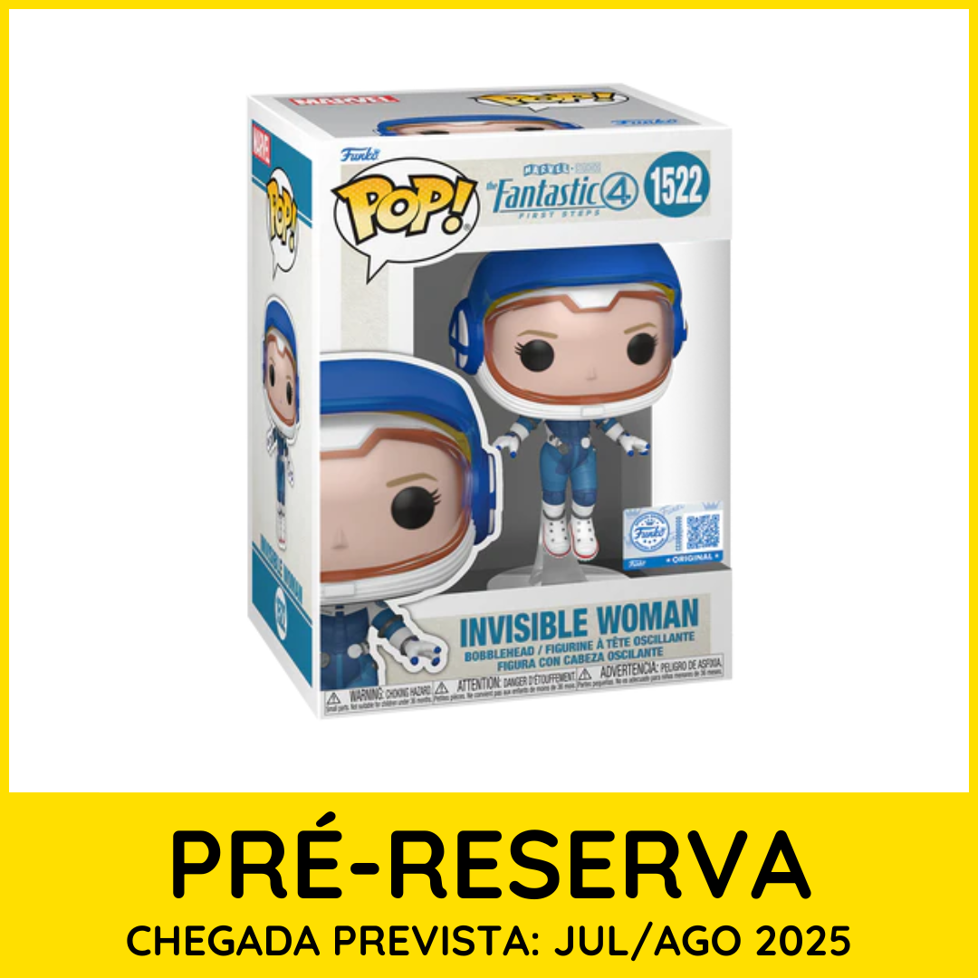 * PRÉ-RESERVA * Funko POP! Marvel Studios The Fantastic 4 First Steps Invisible Woman (Astronaut ...