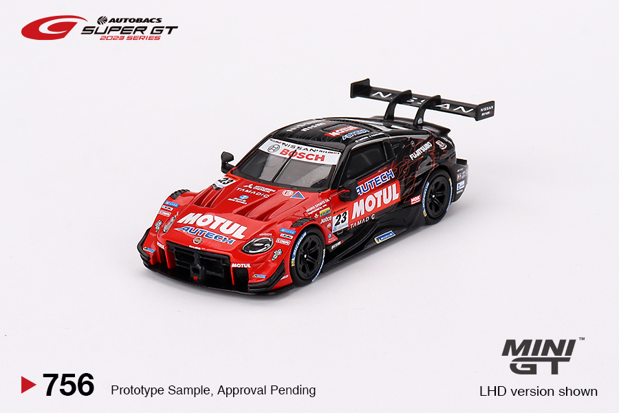 Diecast 1:64 Nissan Z GT500 #23 "Motul Autech Z" Nismo Super GT Series ...