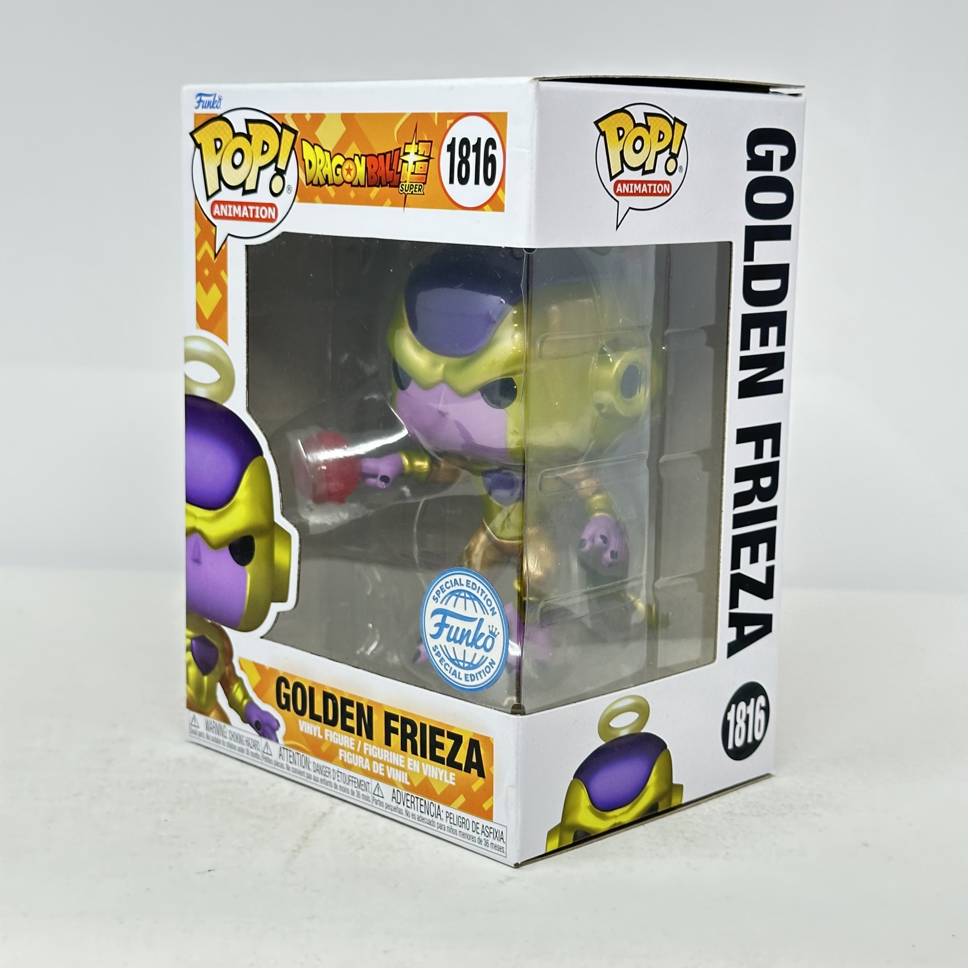 * 2ª MÃO * Funko POP! Animation Dragon Ball Super Golden Frieza #1816 ...