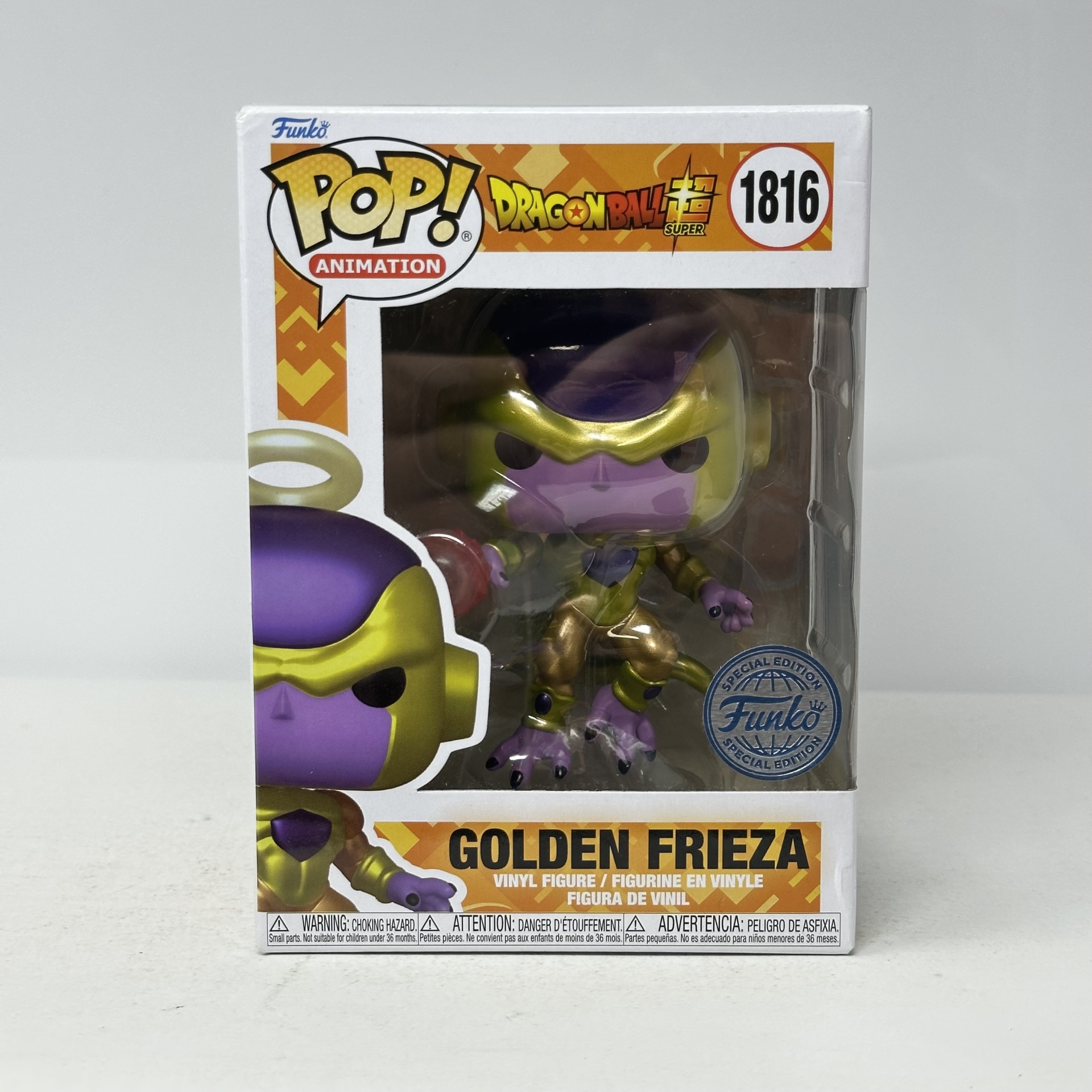 * 2ª MÃO * Funko POP! Animation Dragon Ball Super Golden Frieza #1816 ...