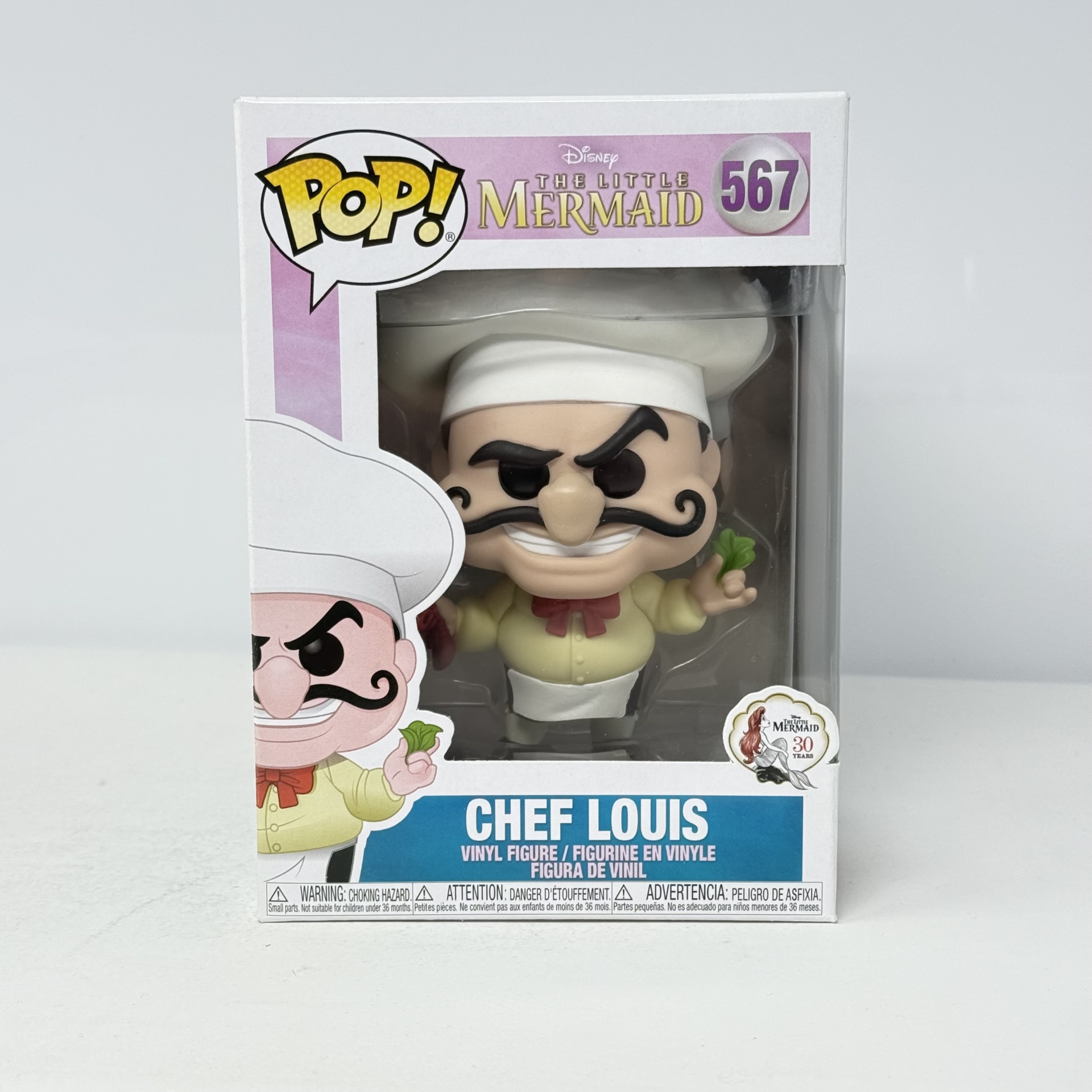 * 2ª MÃO * Funko POP! Disney Little Mermaid Chef Louis #567 | Loja dos ...