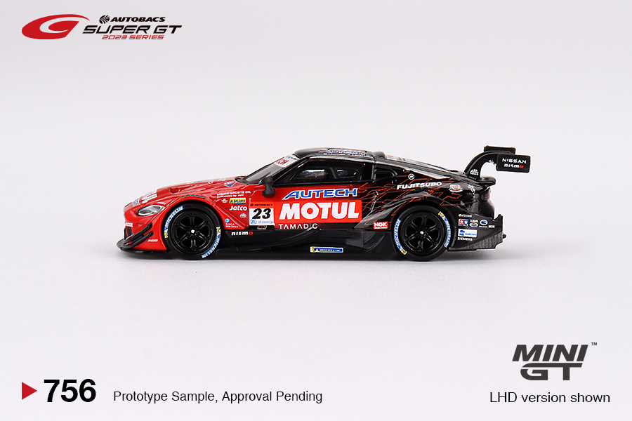 Diecast 1:64 Nissan Z GT500 #23 "Motul Autech Z" Nismo Super GT Series ...