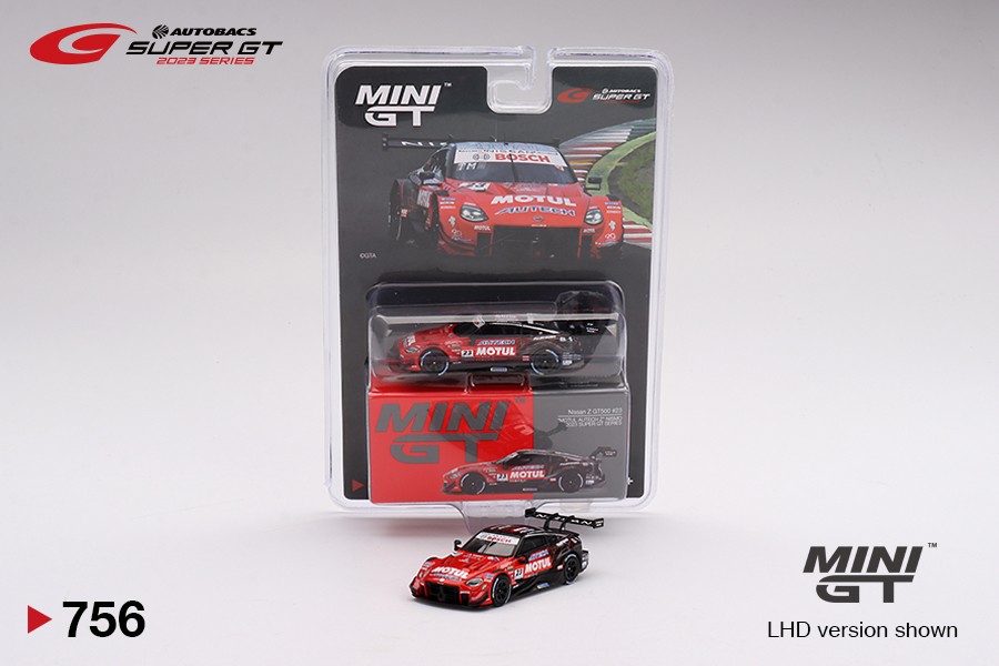 Diecast 1:64 Nissan Z GT500 #23 "Motul Autech Z" Nismo Super GT Series ...