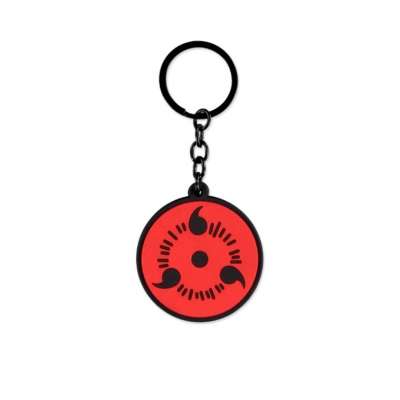 Keychain Naruto Shippuden Sharingan Rubber Difuzed | Loja dos POP's