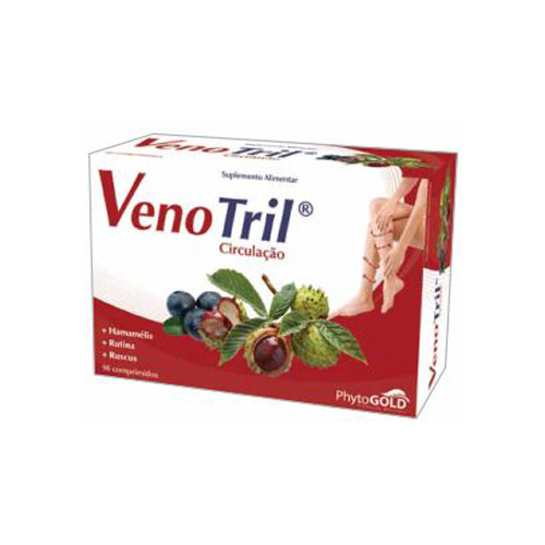 Venotril com Mirtilo - 90 Comprimidos PhytoGold | Ervanária Maringá