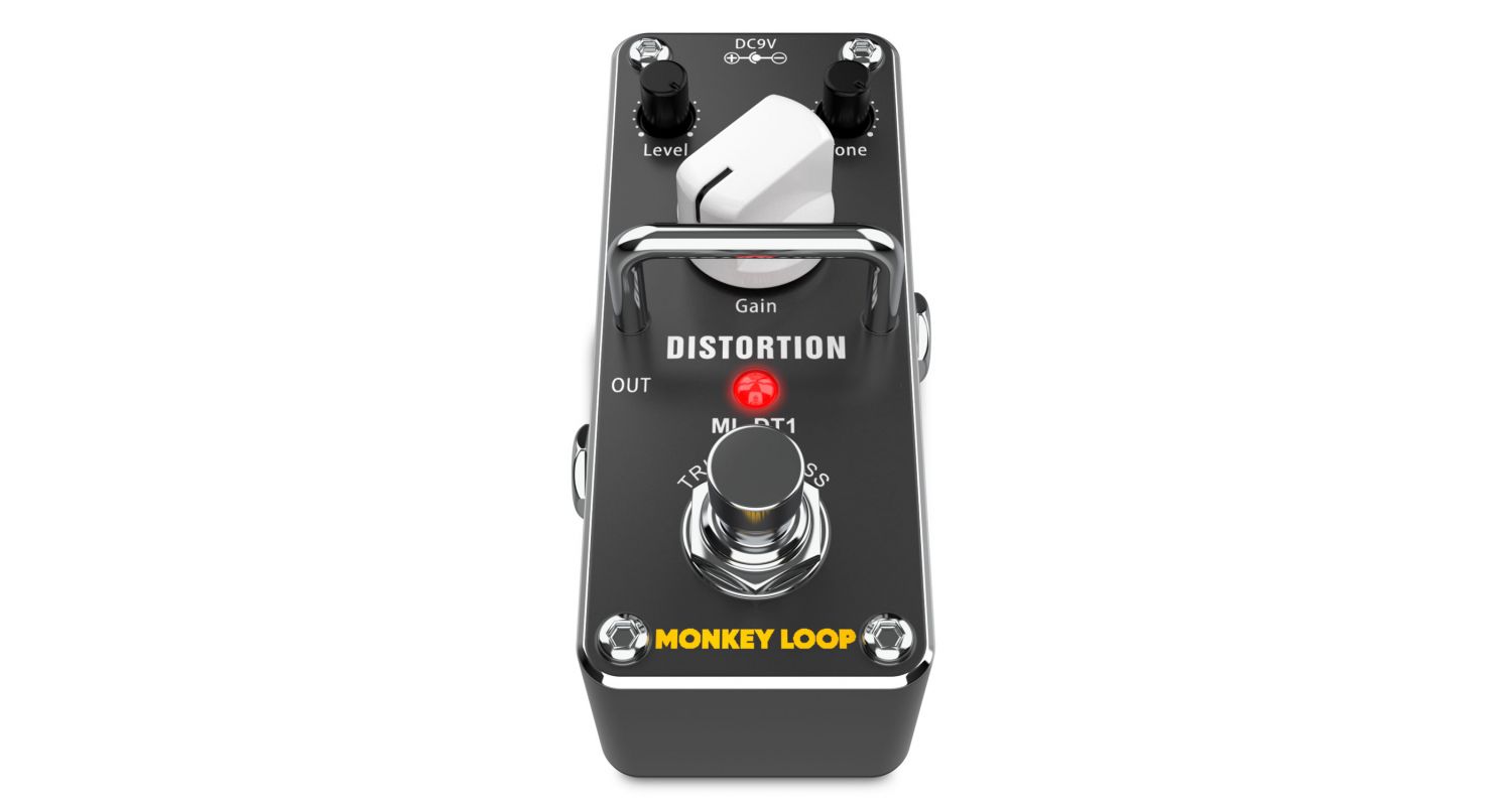 Monkey Loop ML-DT1 Pedal de efeito de distorção | FLAVIMUSIC