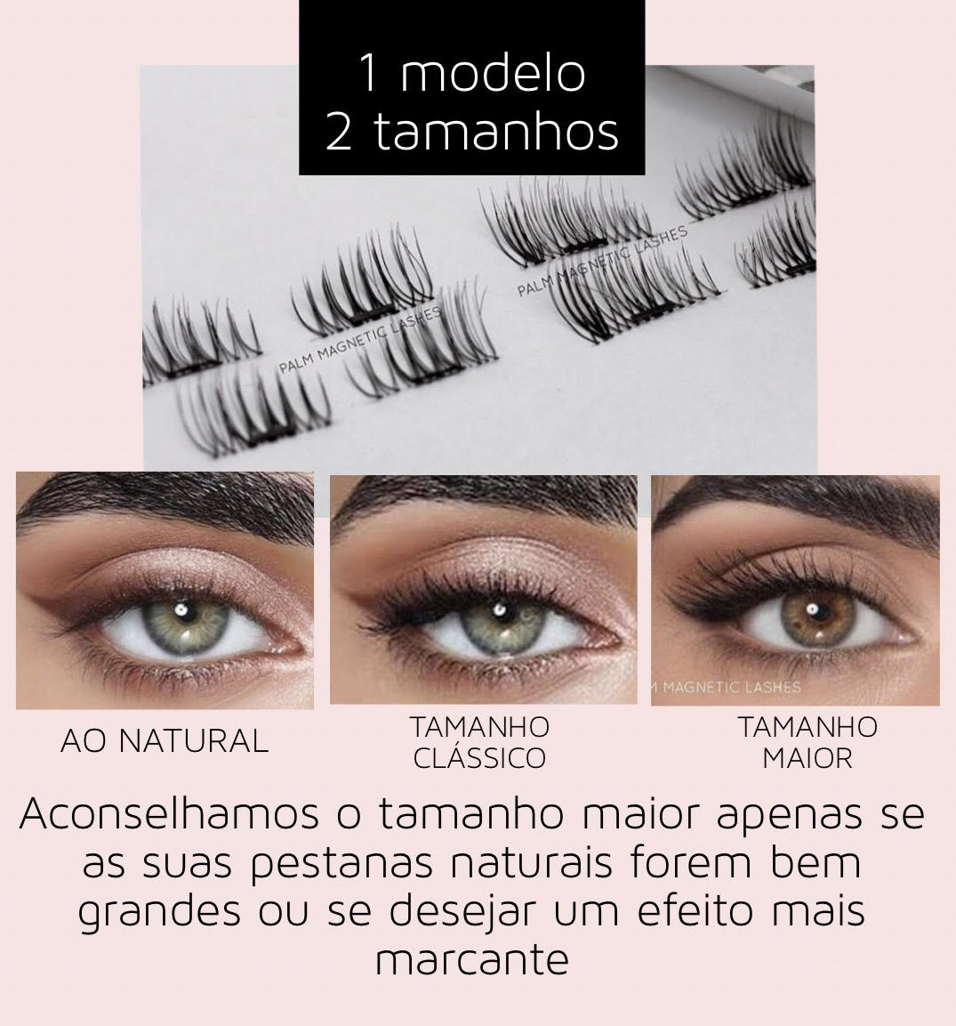 As Nossas Pestanas Magnéticas | Palm Magnetic Lashes
