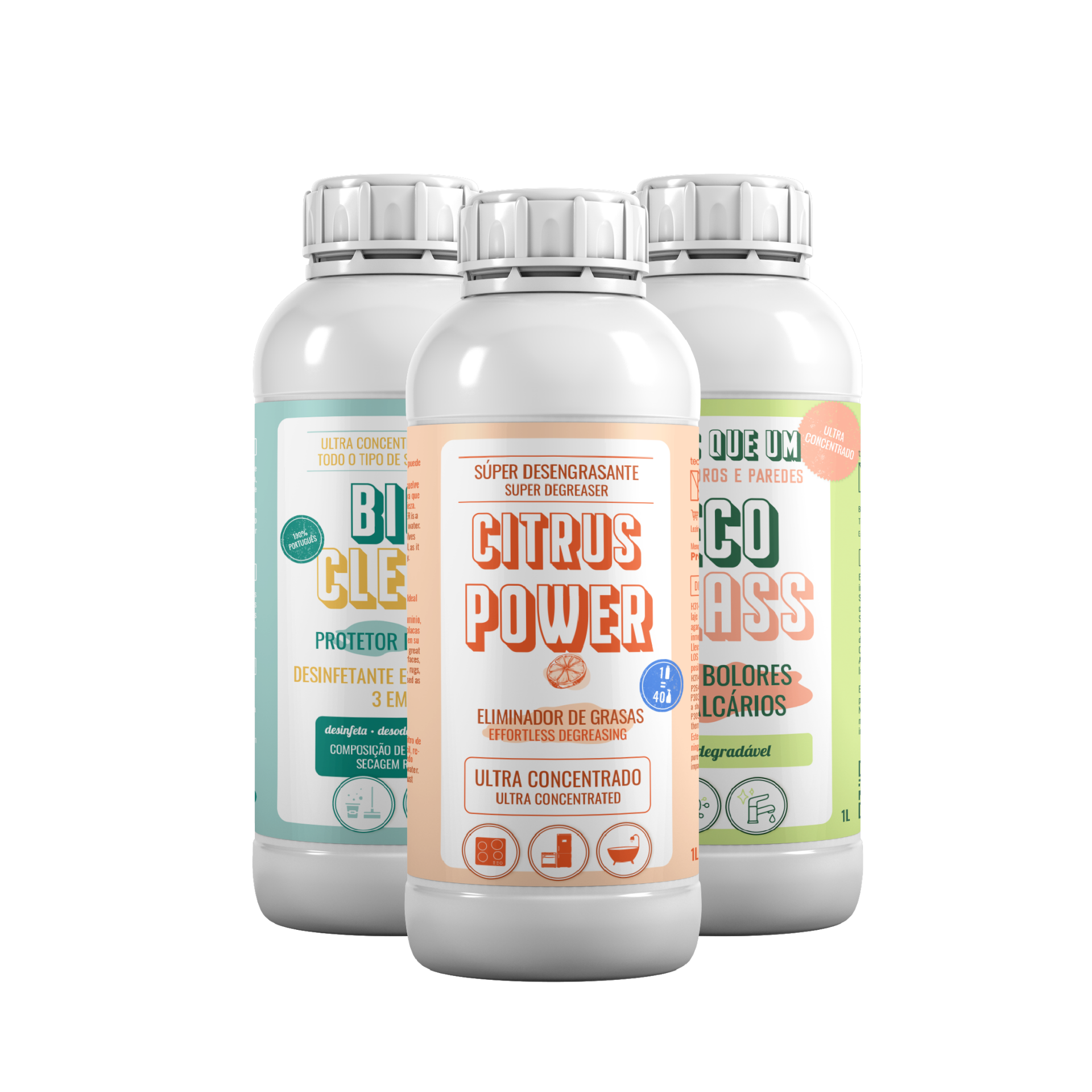 Novo* Pack Poupança 95 - Bio clean | Citrus Power | Eco-glass | Inokem ...