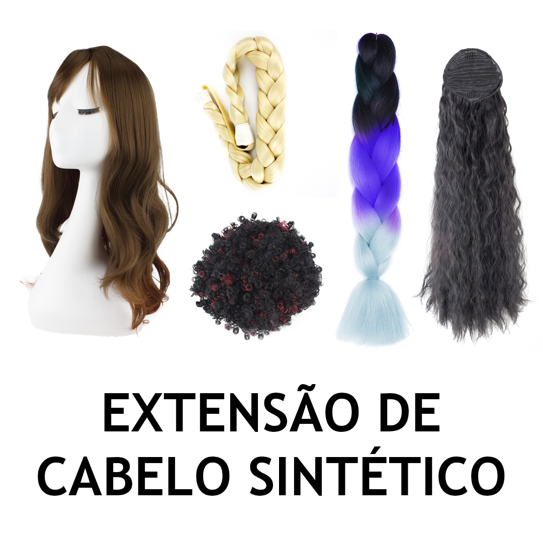 Extensão de Cabelo Sintético | JNC Fashion