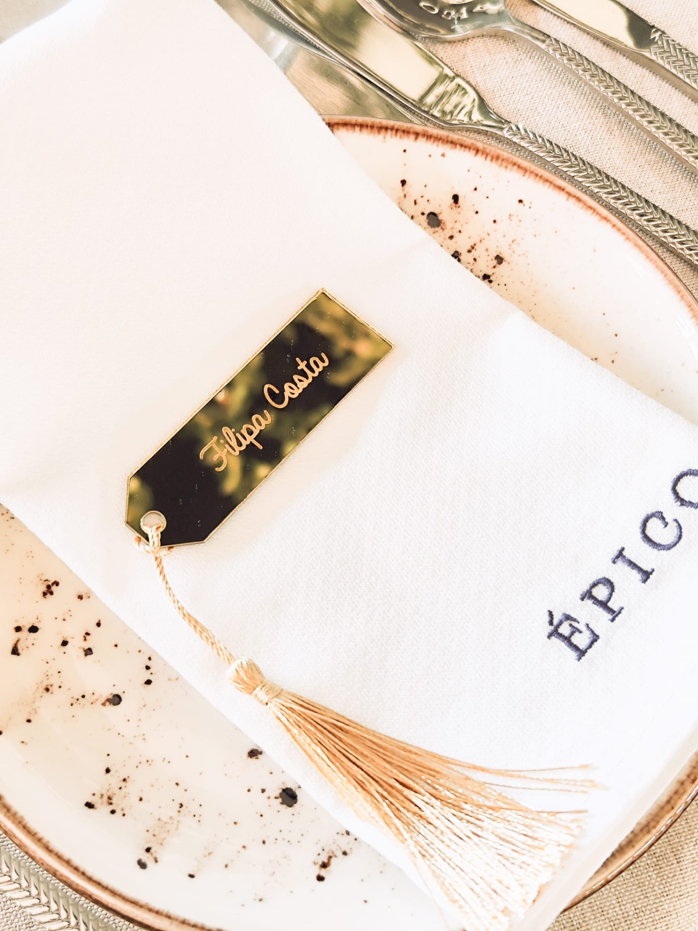 Marcador de lugar acrílico | Little Parties