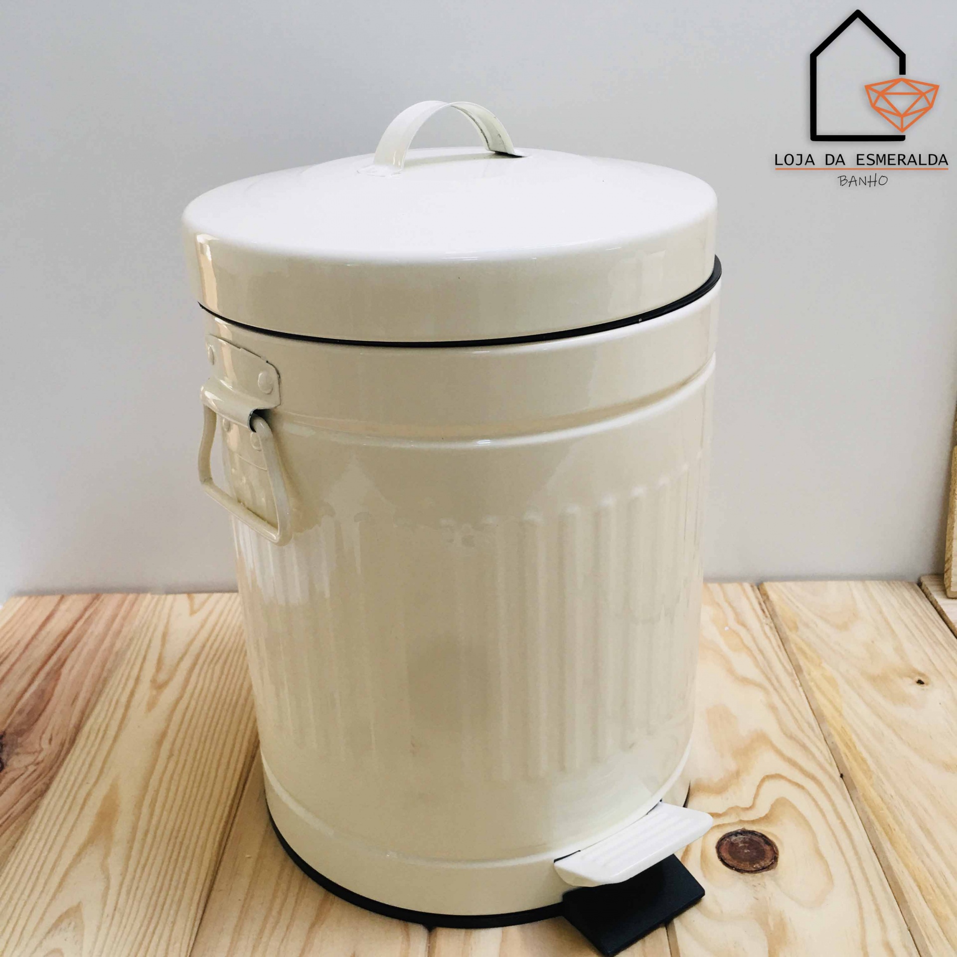 Balde WC | Creme | Loja da Esmeralda