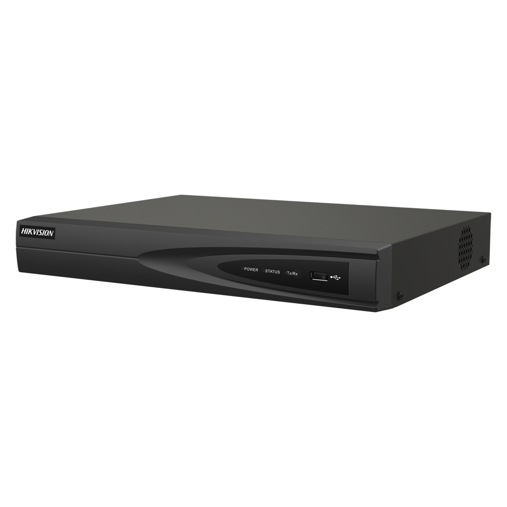 Gravador com fios (PoE) 4xPortas PoE;4xCanais IP 8mpx 1xHDD - Hikvision ...