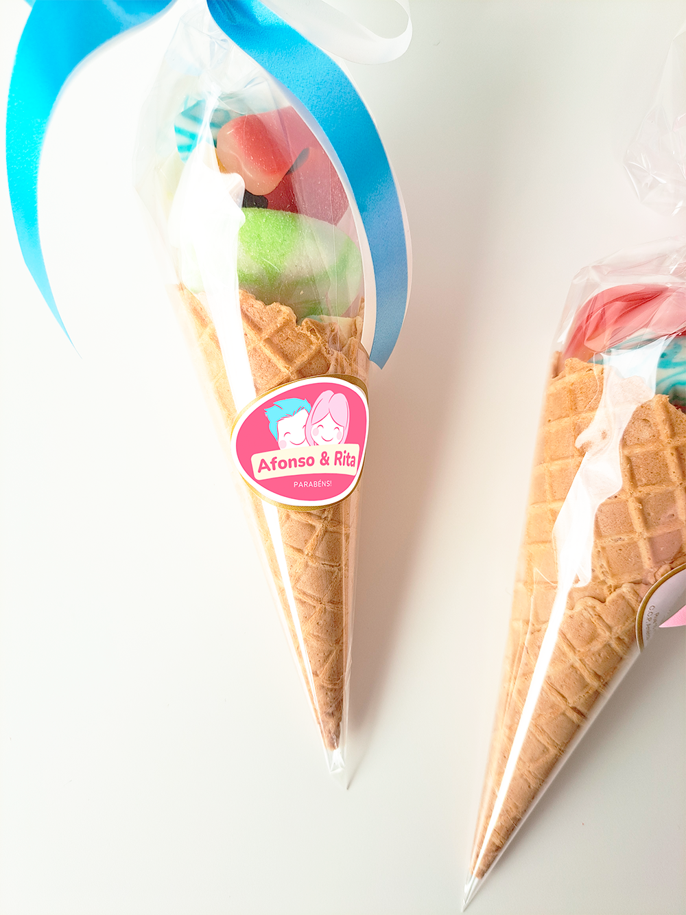 Cone de Bolacha com Gomas | Lembranças para Festas Infantis ou Crianças ...
