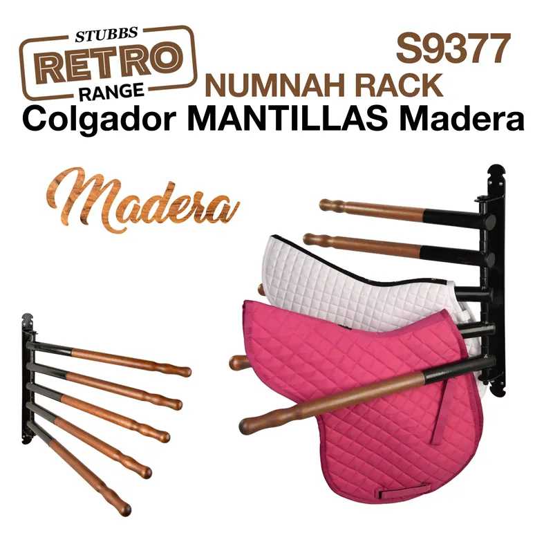 SUPORTE PARA SUADOUROS MADEIRA STUBBS RETRO NUMNAH RACK S9377 | Casa ...