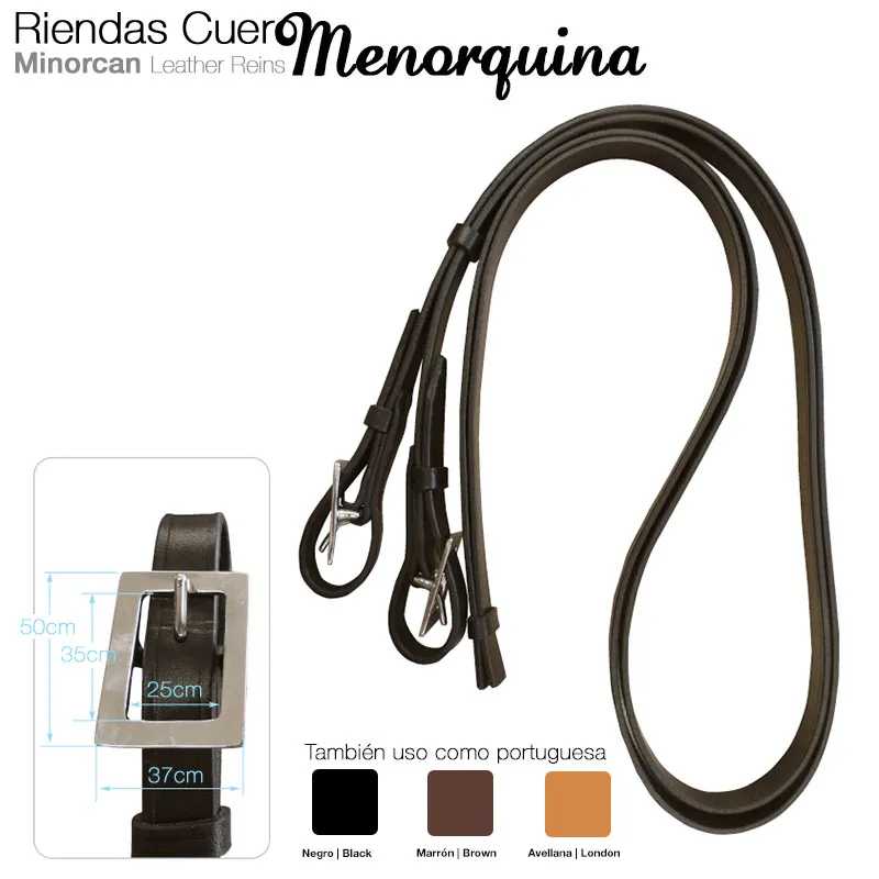 RÉDEAS PORTUGUESAS EM COURO | Casa Maria - Loja de Equitação