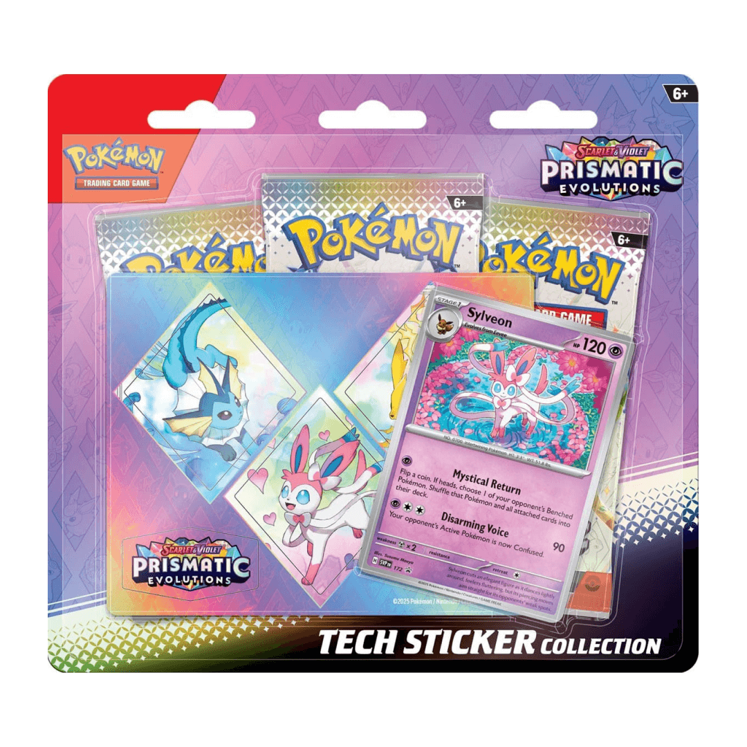 Prismatic Evolutions: Tech Sticker Collection | Panda Collecting Store