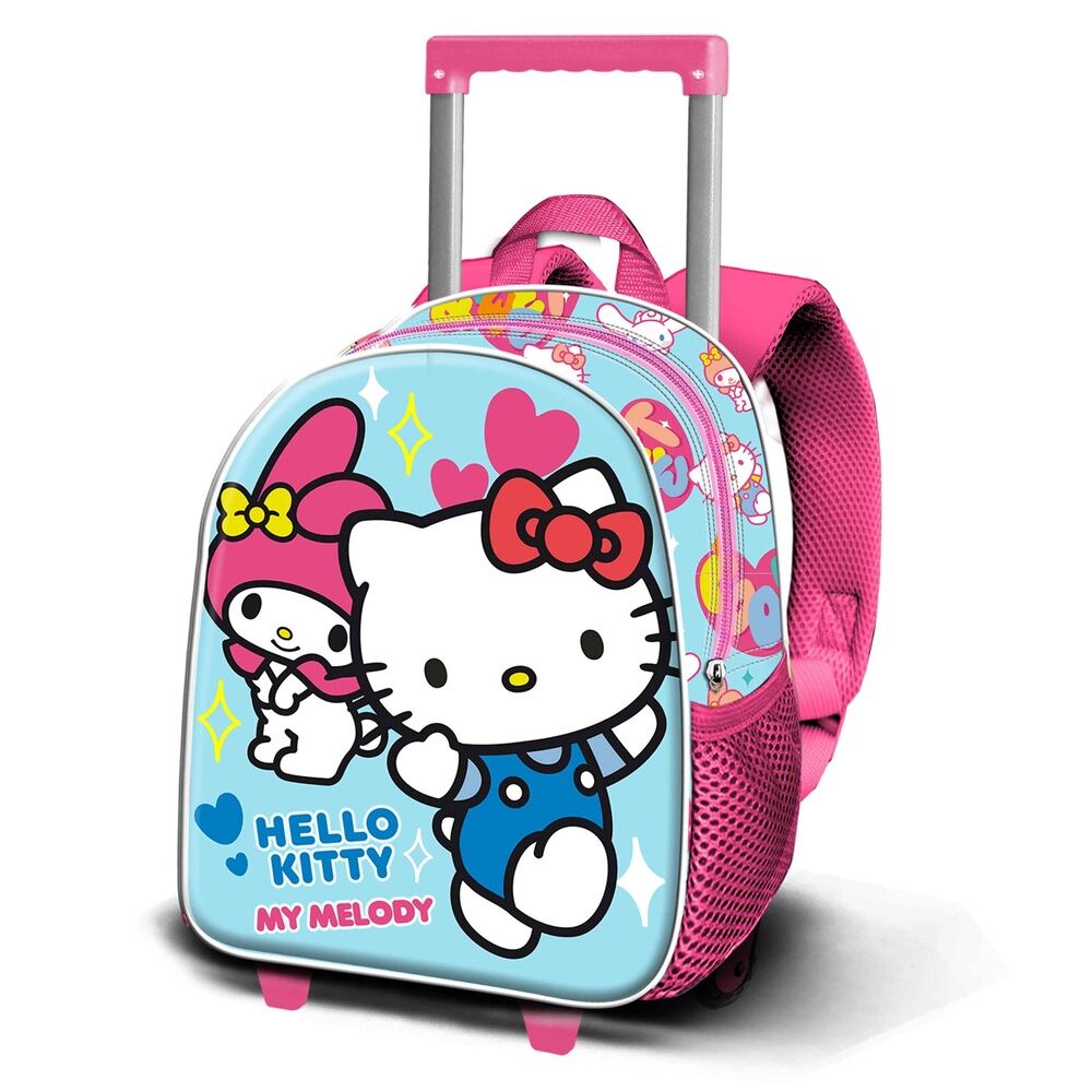 Trolley 3D Pré-Escolar Friendship Hello Kitty 34cm | Brinquedos e ...
