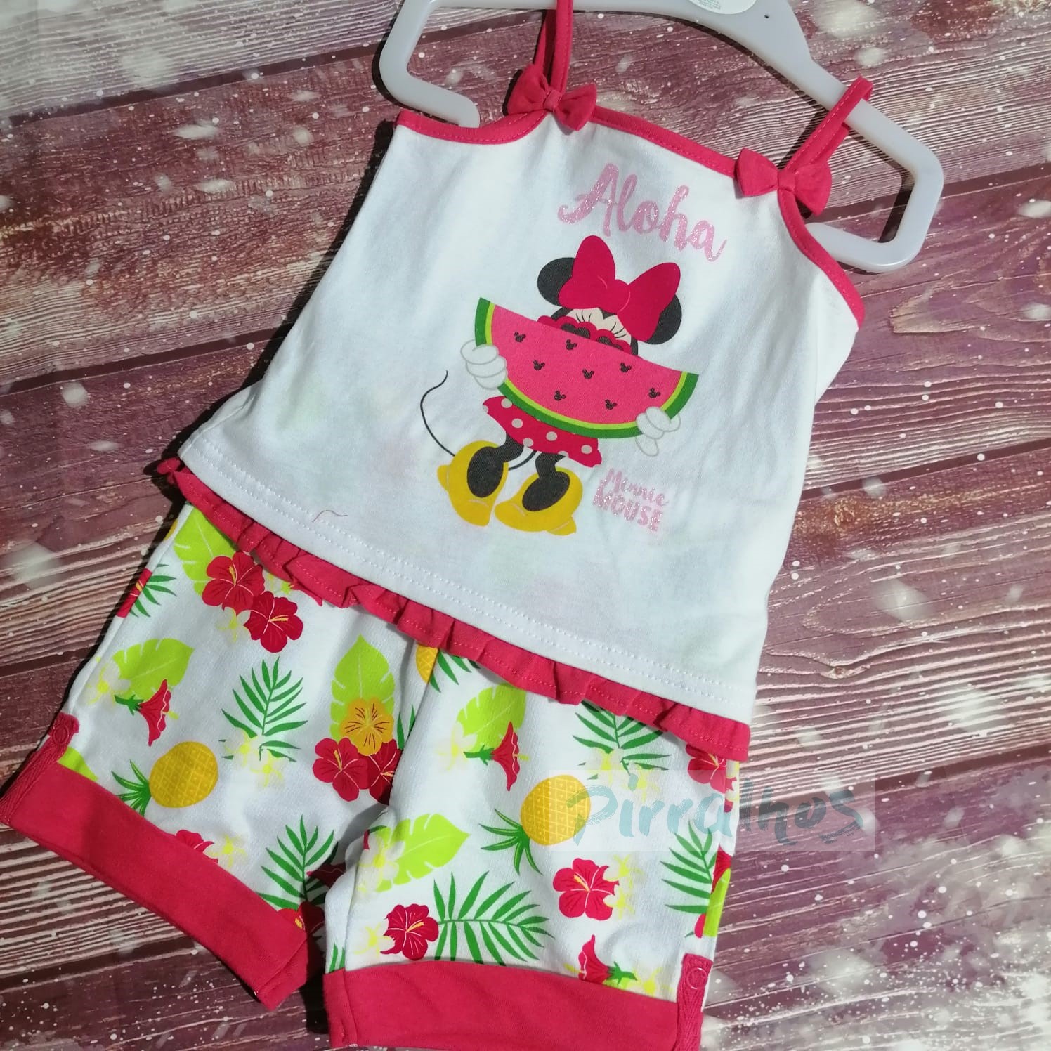 Conjunto Aloha Minnie | Pirralhos