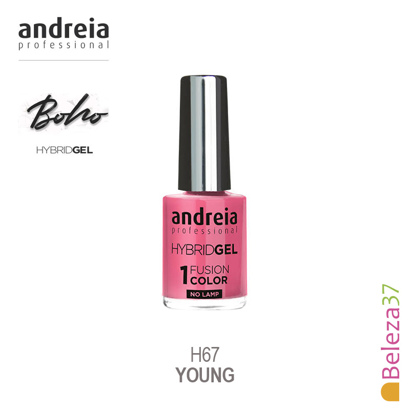 HYBRID GEL ANDREIA – Fusion Color H67 - Young (Rosa Coral Elétrico ...