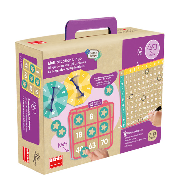 Jogo | Bingo da Multiplicação | Twinkle Little Store - Artigos para ...