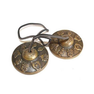 Ting-Sha Tibetano de Bronze com 8 Símbolos Auspiciosos | Valentina Body ...