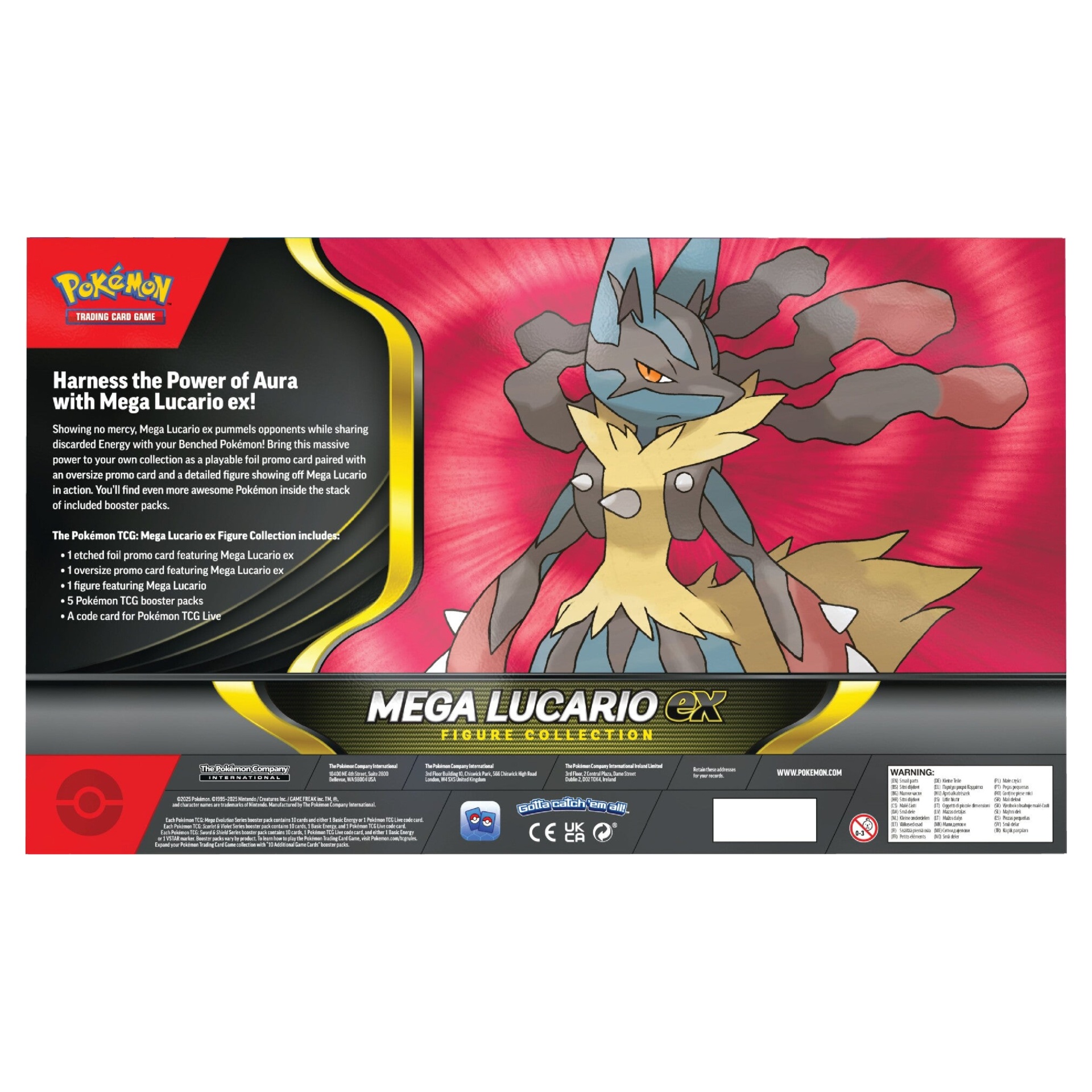 Pokémon TCG: Mega Lucario ex Figure Collection | Weatherlight Games ...