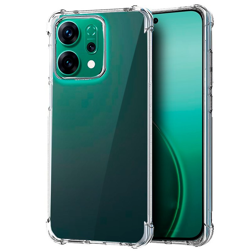 Capa Silicone Oppo Reno 14 5G /14F 5G /14FS 5G Transparente Reforçada ...